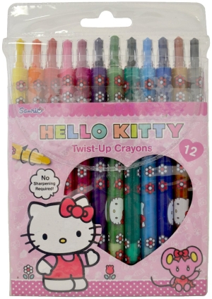 Hello Kitty Twist-Up Crayons Review – What's Good To Do