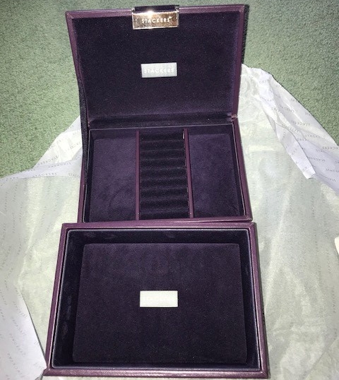 Not on the High Street Stackers Purple Mini Jewellery Box Review – What ...