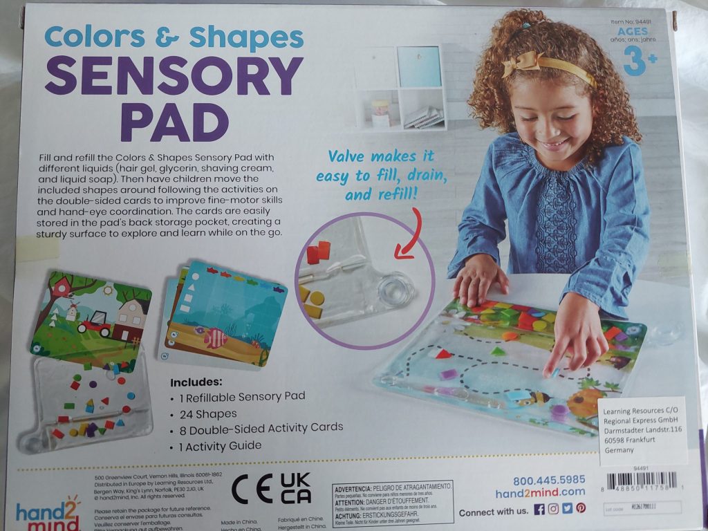 Learning Resources Colours And Shapes Sensory Pad Review – What's Good ...
