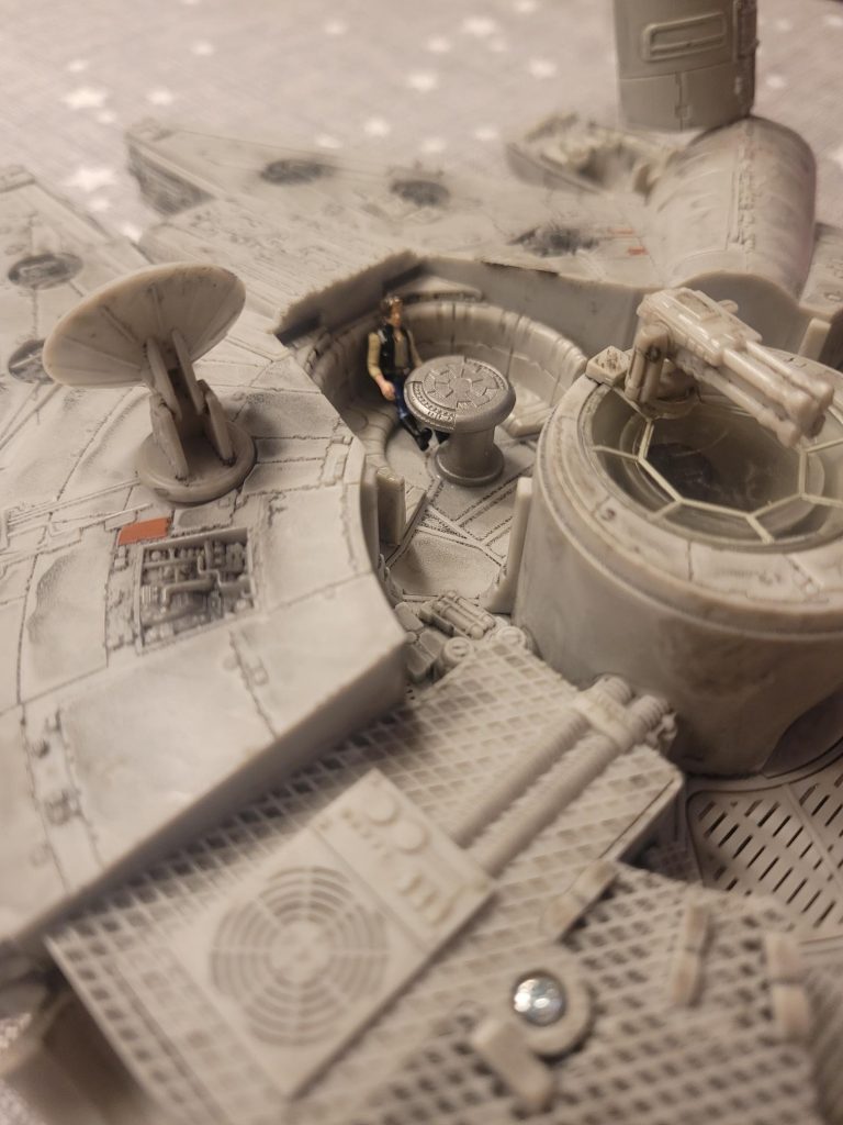 Star Wars Micro Galaxy Squadron Assault Class Millennium Falcon Review ...