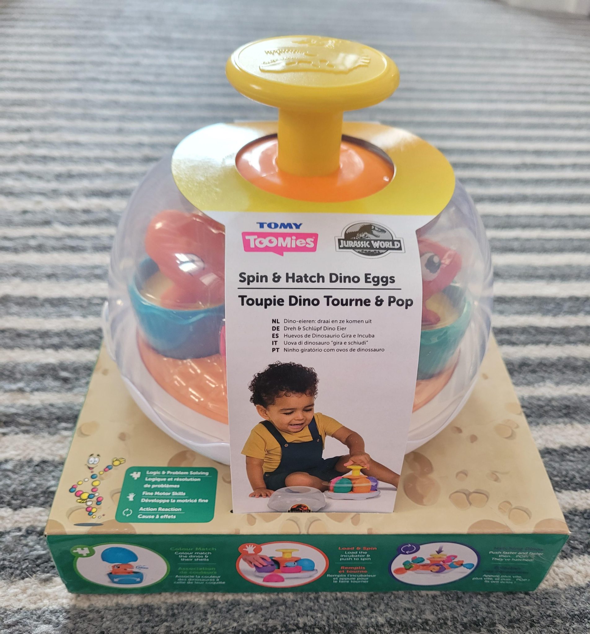 Tomy Toomies Jurassic World Spin And Hatch Dino Eggs Review – What's ...