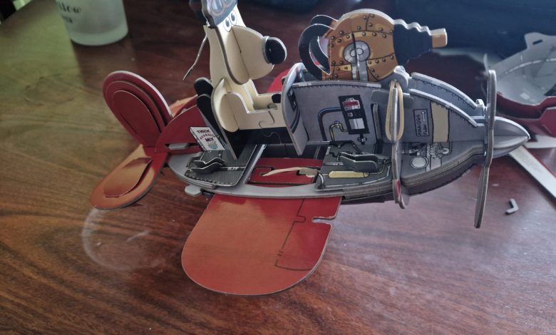 Build Your Own Wallace And Gromit Side Car Plane Model Kit Review ...
