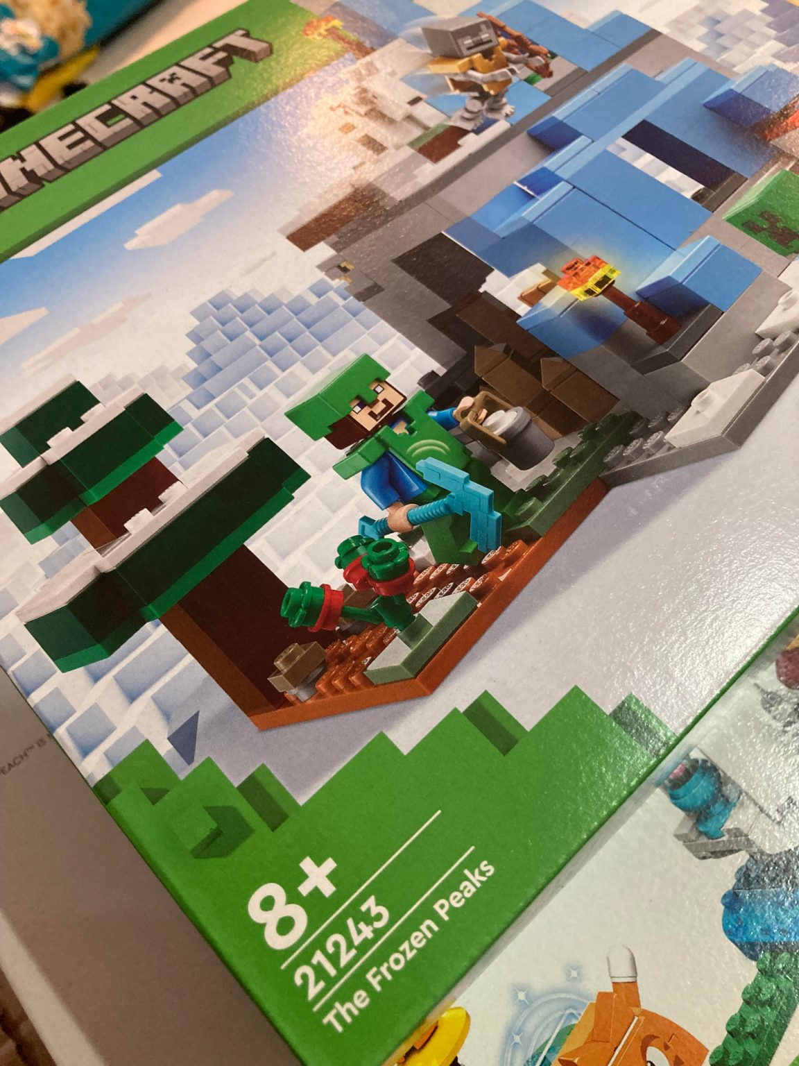 Lego Minecraft The Frozen Peaks (21243) From Game Review – What's Good ...