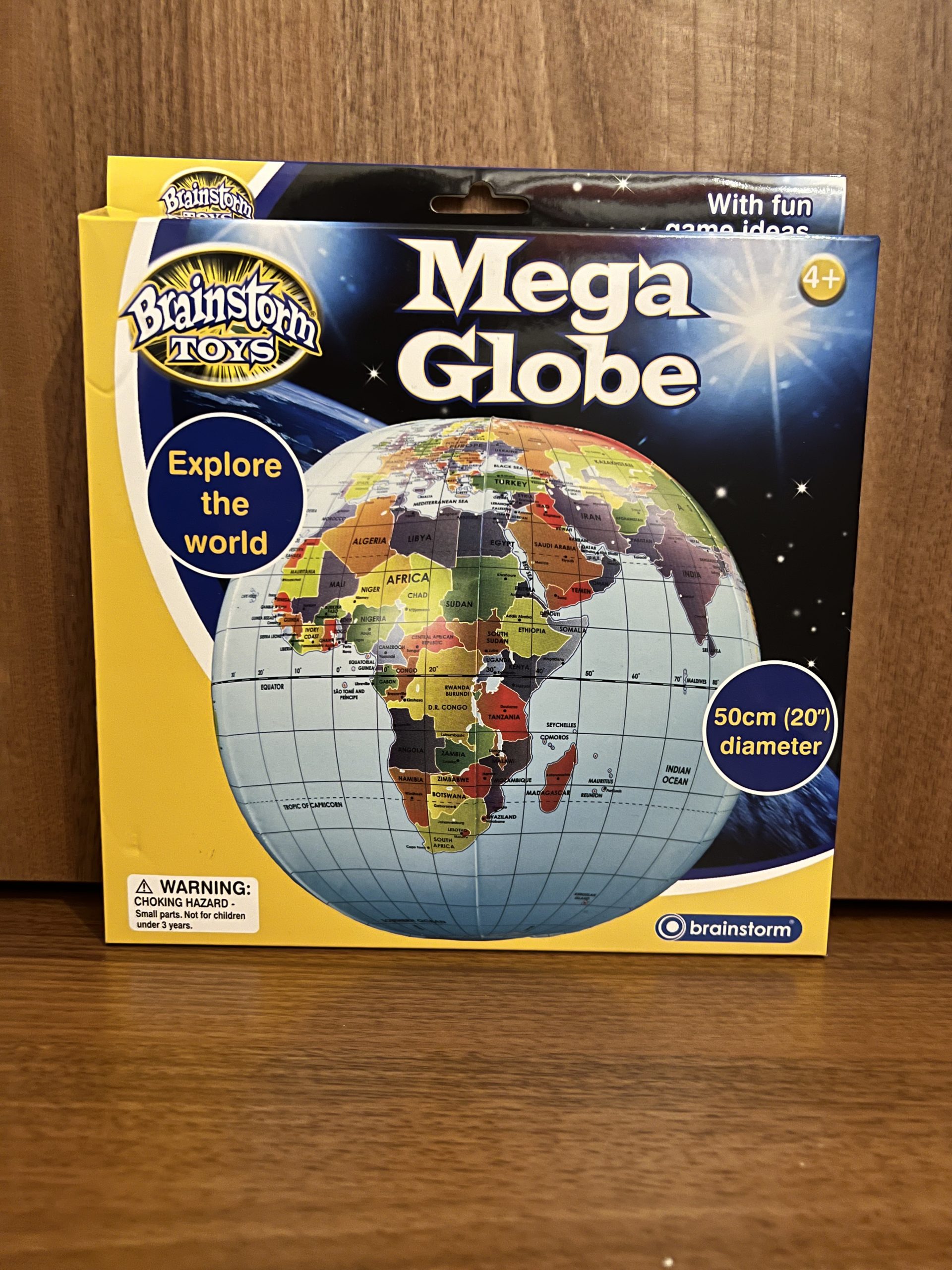 Brainstorm Toys Mega Inflatable Globe Multicolour Review – What's Good ...